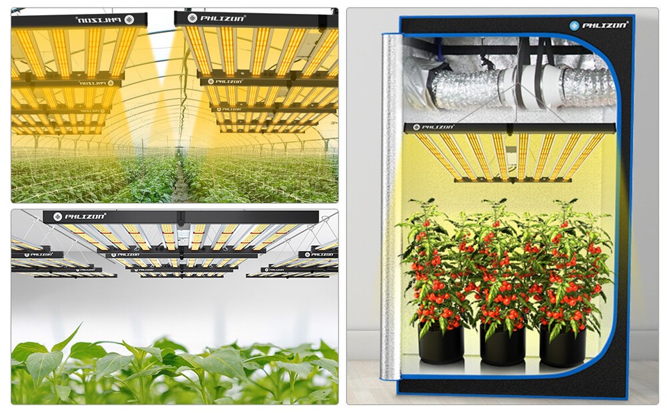 Phlizon Grow Light Full Spectrum 4500W LED Light Commercial Veg Flower ...