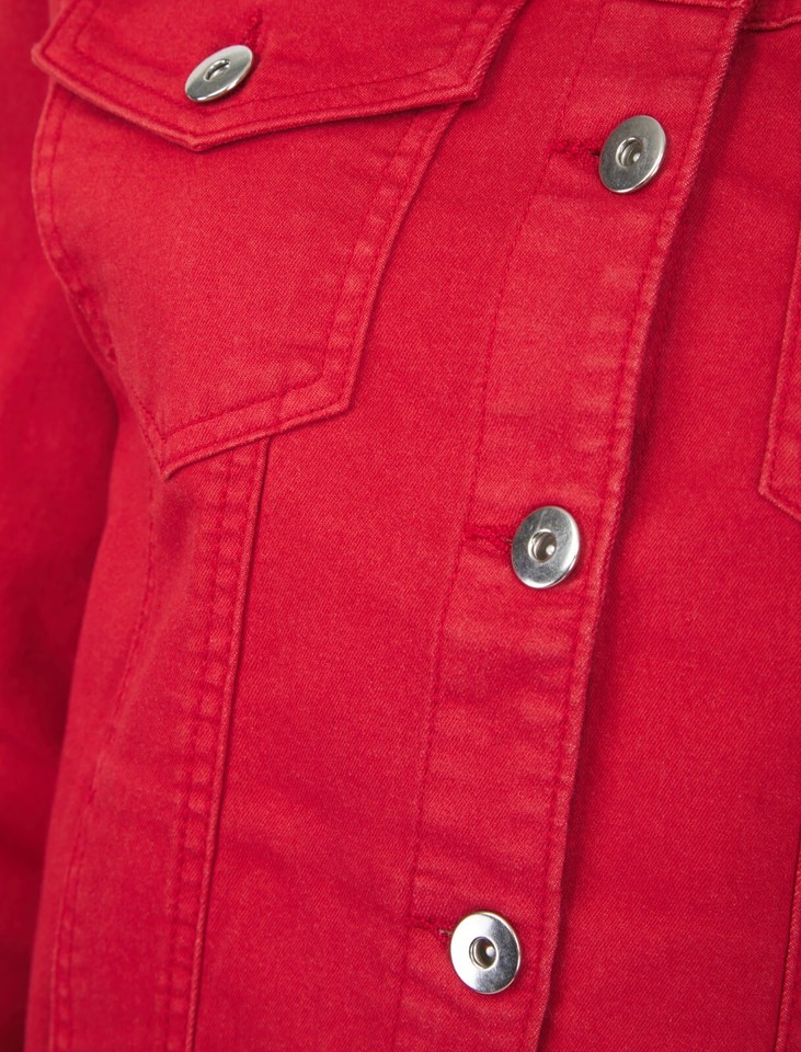 Womens Ladies Amara Reya Stretch Denim Jacket Soft Cotton Summer ...