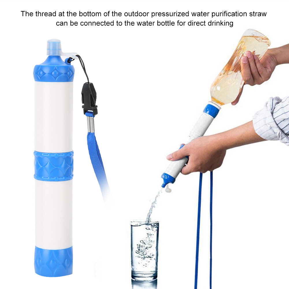 Outdoor Portable Water Purifier Straw Emergency Water Purifier ...