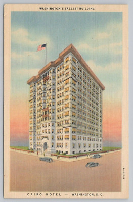 Postcard Washington's Tallest Building Cairo Hotel Washington DC | eBay