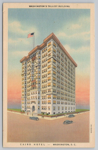 Postcard Washington's Tallest Building Cairo Hotel Washington DC | eBay