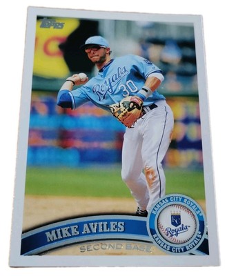 2011 Topps #244 Mike Aviles Kansas City Royals MLB Baseball Card (N0 | eBay