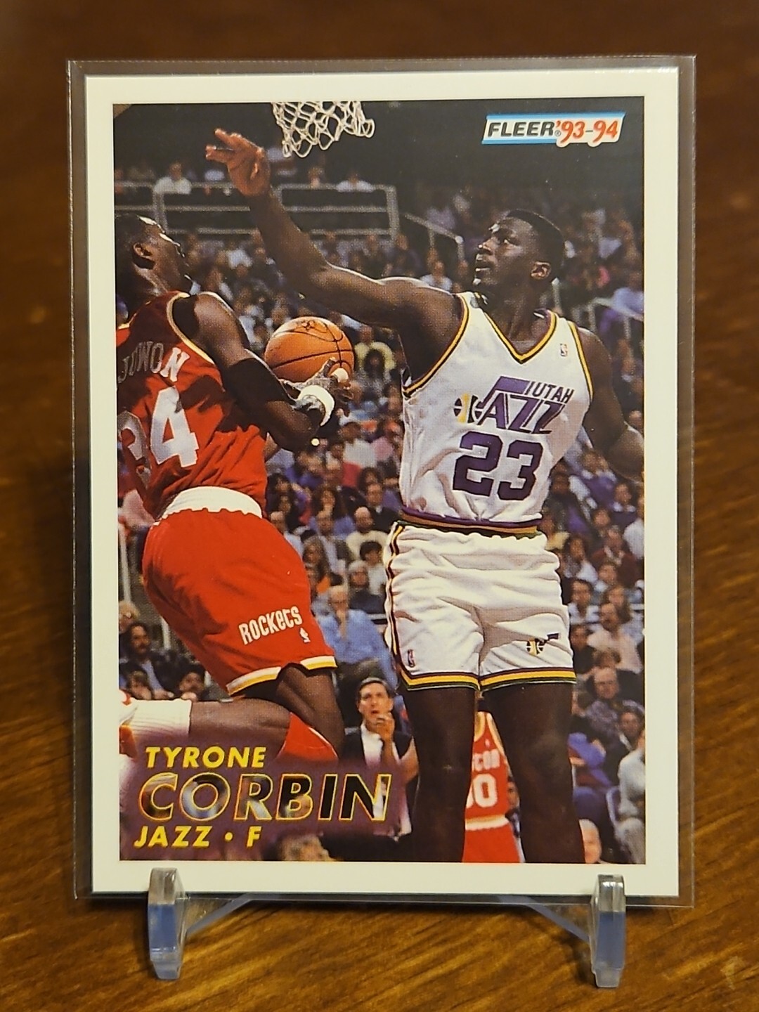 1993-94 Fleer Utah Jazz Basketball Card #206 Tyrone Corbin | eBay
