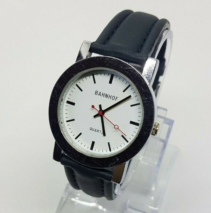 Bahnhof German Railroad Quartz Watch for men and women Minimal Design ...