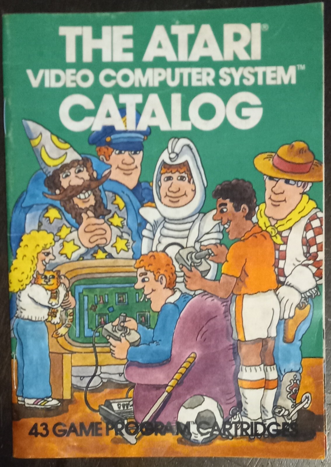 ATARI VIDEO COMPUTER SYSTEM CATALOG 43 #GAME CARTRIDGES FOR #ATARI 2600 ...