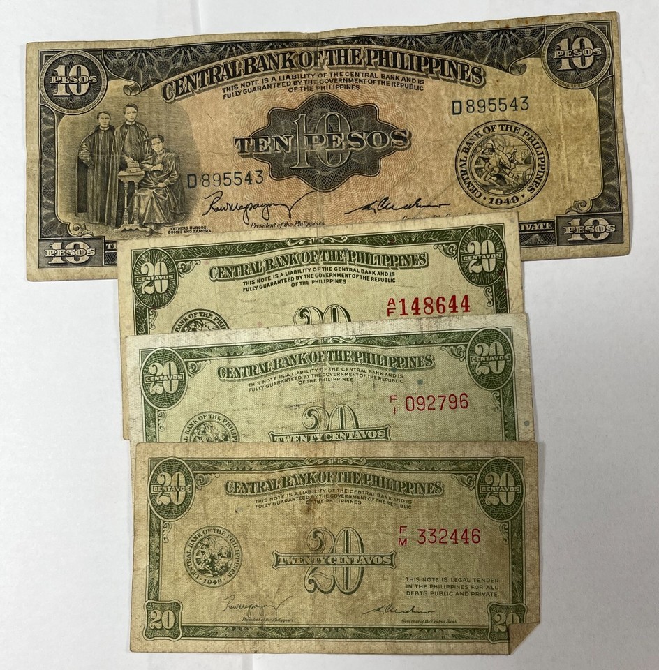 Philippines 10 Mixed Notes (#128) | eBay