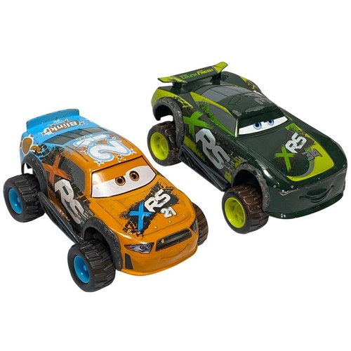 Disney Pixar Cars XRS Mud Racing Cruz Ramirez Steve Slick Lapage Lot 2 ...