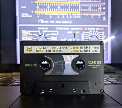 5in1 Test/calibration tape for Nakamichi cassette decks: L/R+Speed ...