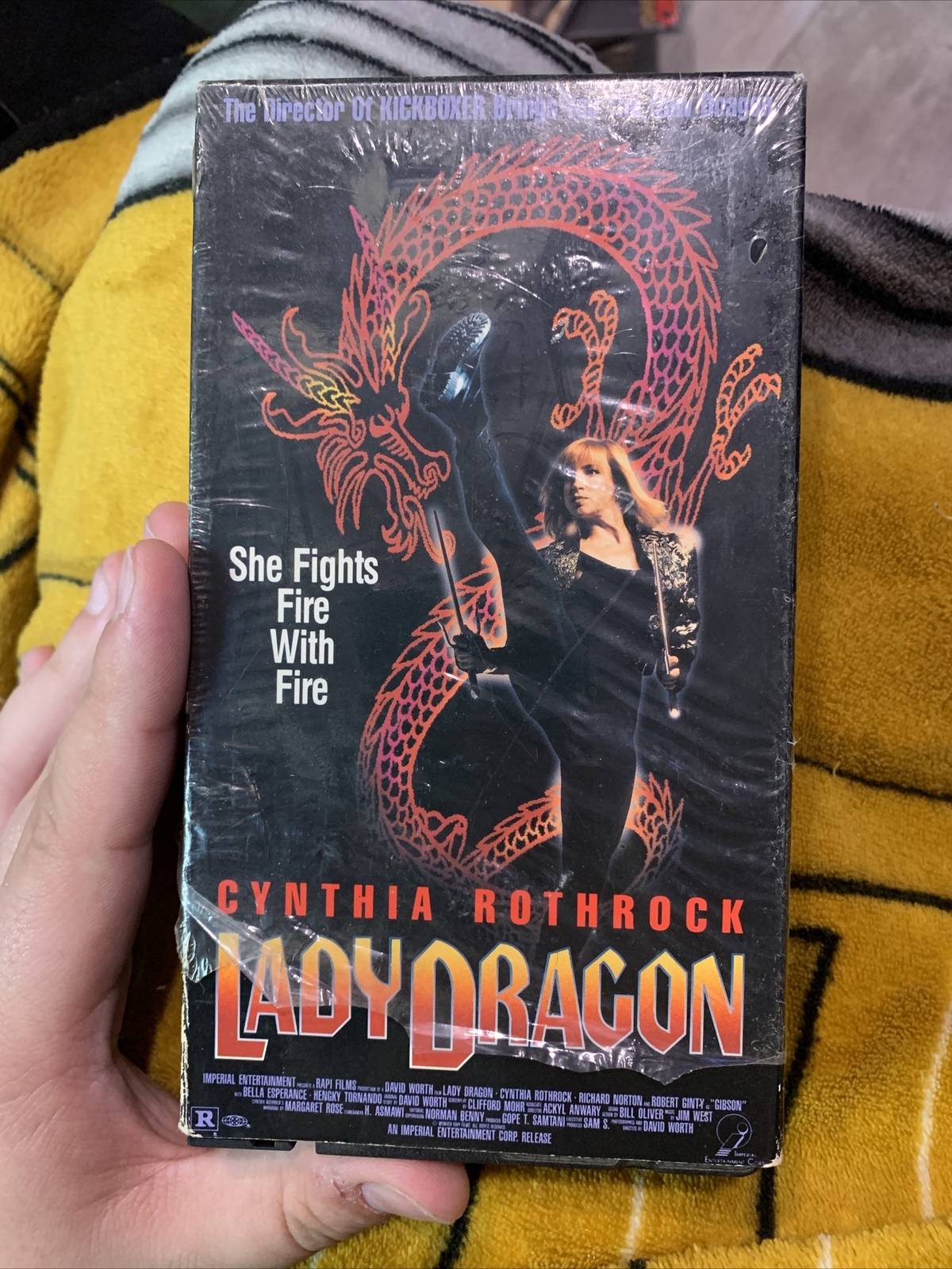 Lady Dragon Cynthia Rothrock VHS Movie Kickboxing Kickboxer 92 OOP Cult ...
