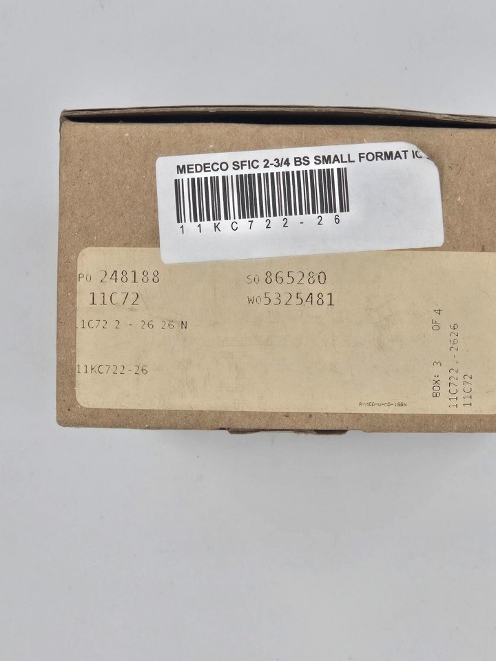 Medeco SFIC double cylinder deadbolt | eBay