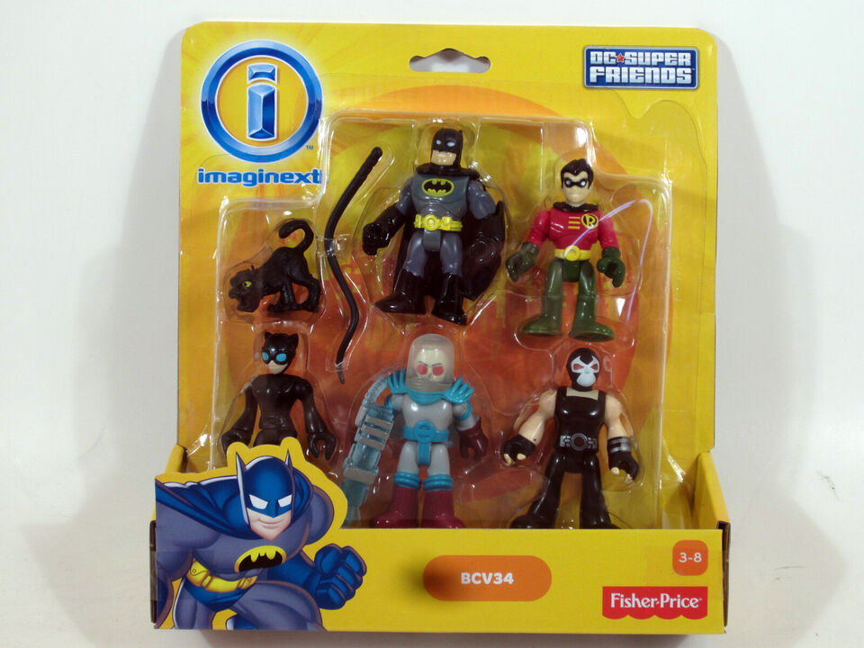 Fisher Price Imaginext DC Super Friends Batman Heroes Villains Bane ...
