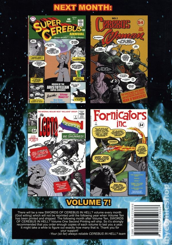 Swords of Cerebus In Hell TPB #6B-1ST NM 2021 Stock Image | eBay UK