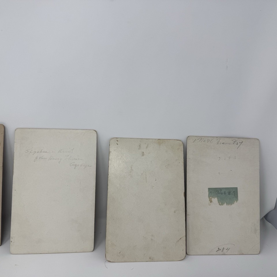 Antique CDV Photo Lot of 5 Men / Children - Portrait Photography | eBay