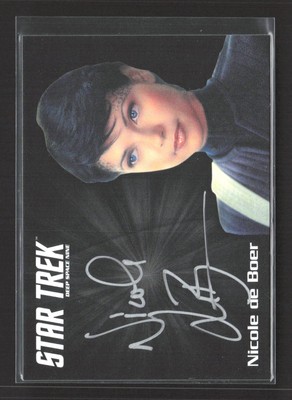 Rittenhouse Star Trek Deep Space Nine Nicole De Boer as Ezri Dax Auto | eBay