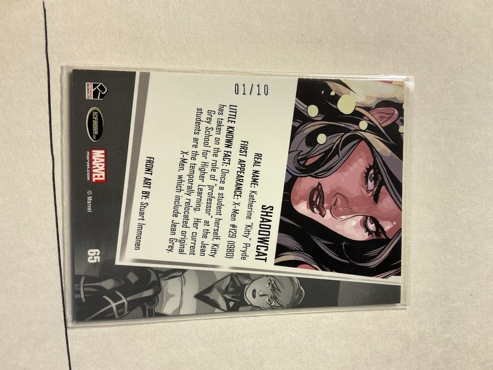 Marvel Trading Card 2013 Women Diamond Card #65 Shadowcat 1/10 | eBay