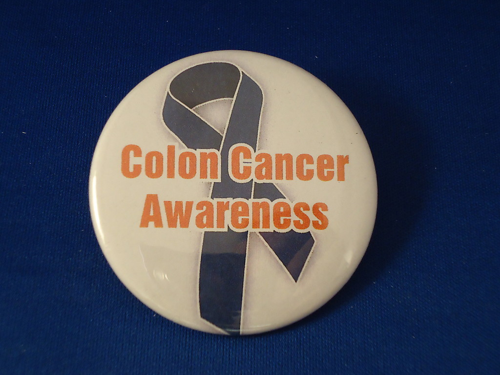 "COLON CANCER AWARENESS" Lot of 3 BUTTONS pins pinbacks badge fund ...
