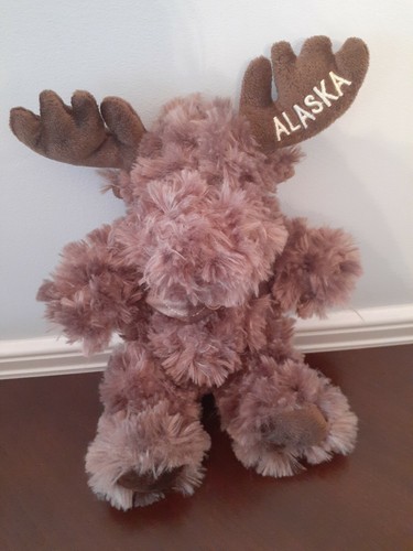 Alaska Plush Moose/vest Stuffed Animal Toy Souvenir Gift Vacation ...