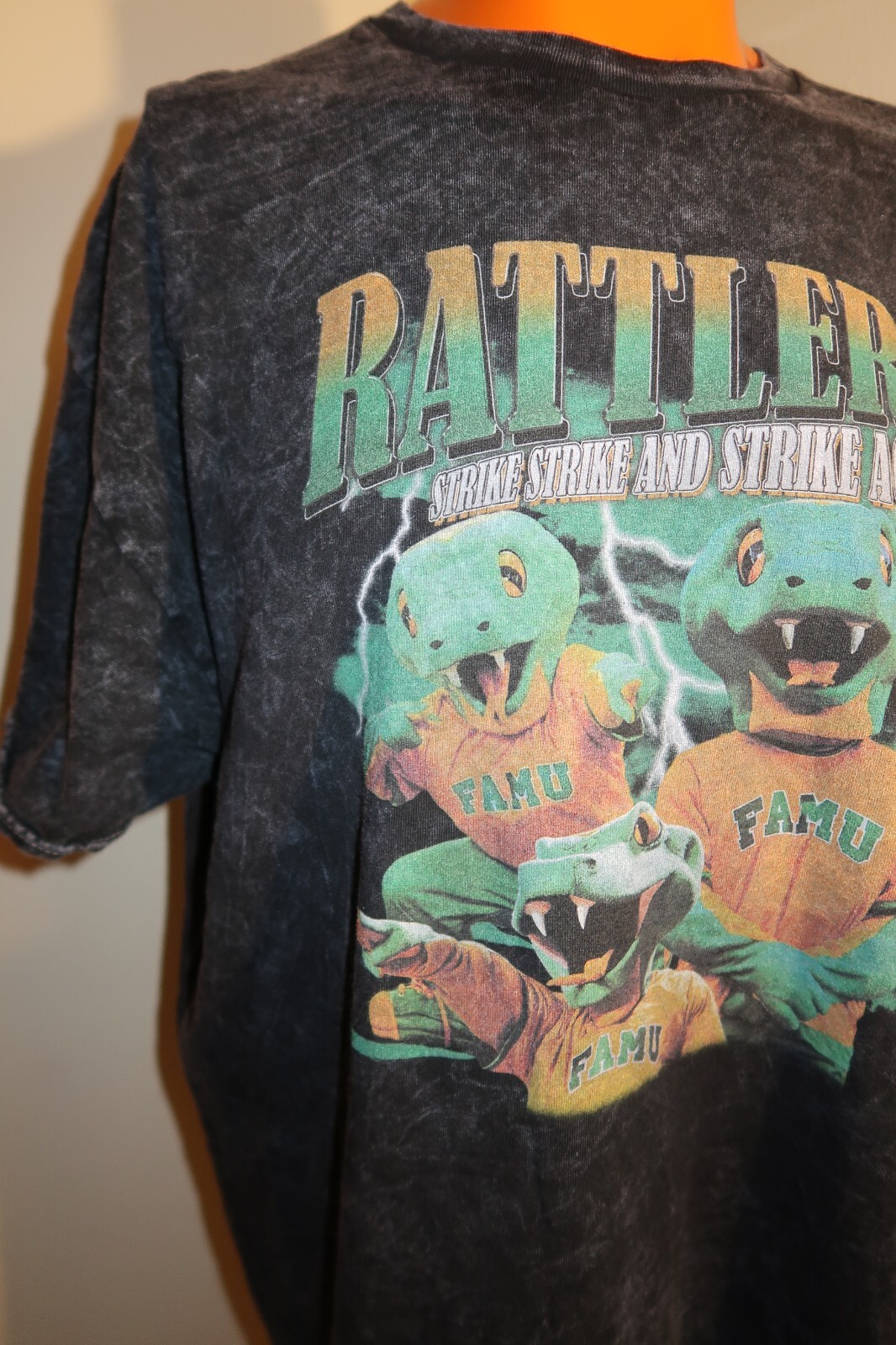 C3 FAMU Florida A&M Rattlers T-Shirt Tie Dye HBCU 2XL Marching Band ...