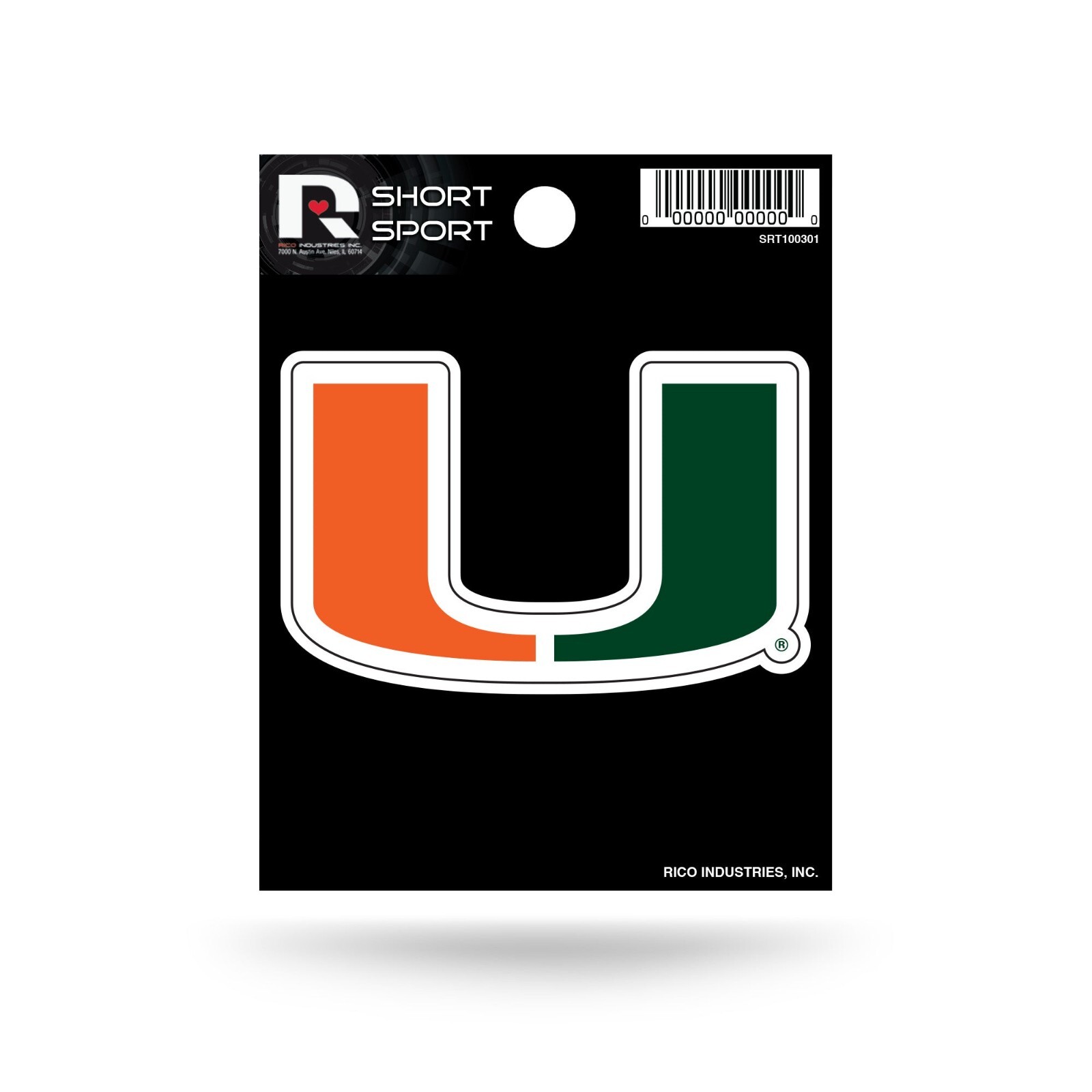 Miami Hurricanes Short Sport Decal | eBay