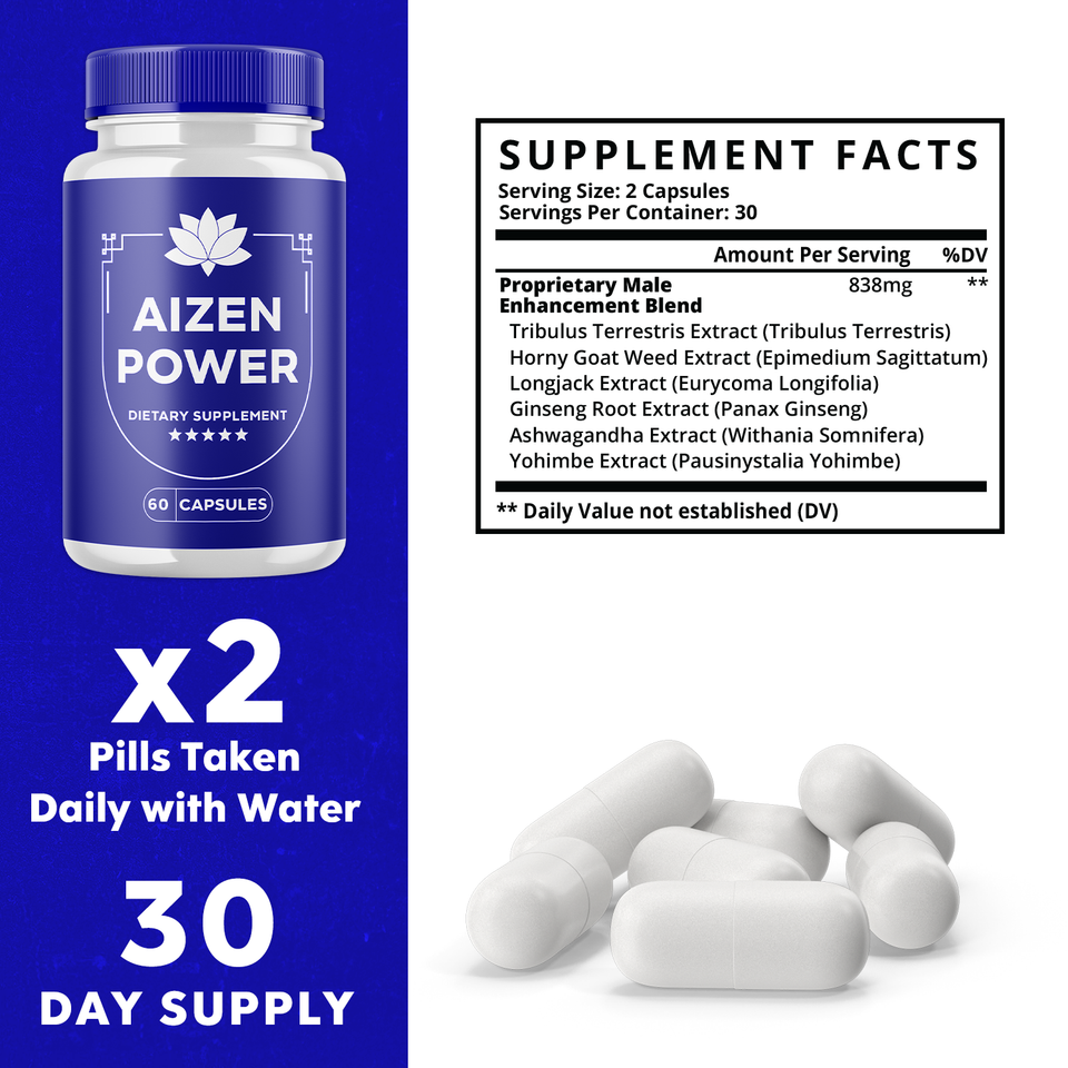 Aizen Power Pills - Aizen Power Male Vitality Support Supplement ...