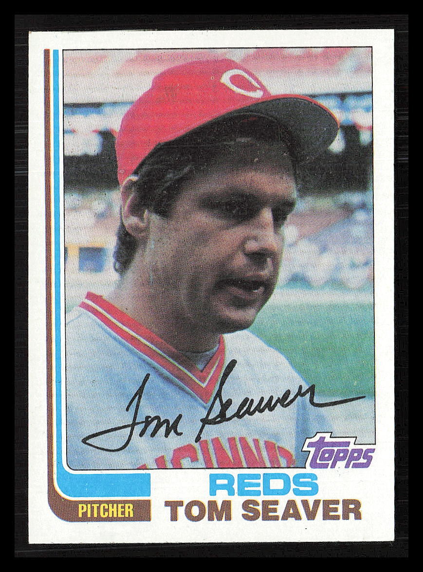 Tom Seaver 1982 Topps Coca-Cola Cincinnati Reds #19 Cincinnati Reds | eBay