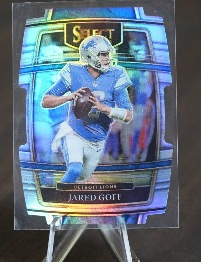 2021 Select Football Jared Goff Silver Die Cut Concourse Prizm | eBay