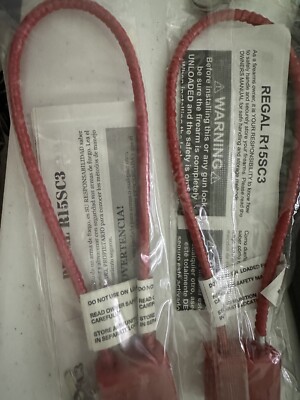 Regal R15SC3 Red Firearm Gun Safety Cable Lock (2 Pack) | eBay