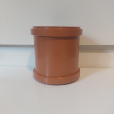 Underground Drainage Fittings Straight Slip Coupler Double Socket | eBay UK