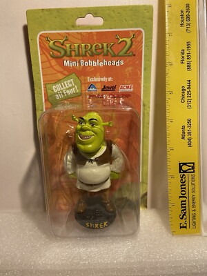 Shrek 2 - Mini Bobble Heads- Shrek Figurine - New in Package - 2003 | eBay
