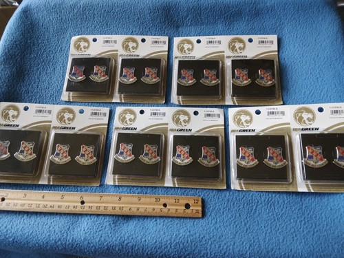 10 PAIRS OF - U.S. Army 327th INFANTRY Unit DI DUI Crest PINS - NEW G ...