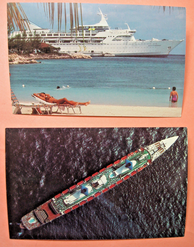 Two 1960 era Norwegian Caribbean Cruise Line postcards | eBay