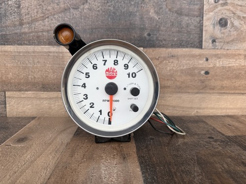 Mac Tools Gator Nationals 5” Tachometer Tach RPM Gauge Timing Light ...