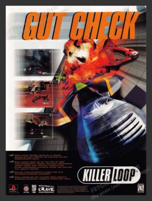 2000 Killer Loop "Gut Check" Video Game Print Advertisement | eBay