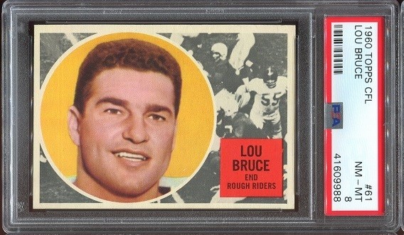 1960 Topps CFL - #61 Lou Bruce (RC) for sale online | eBay