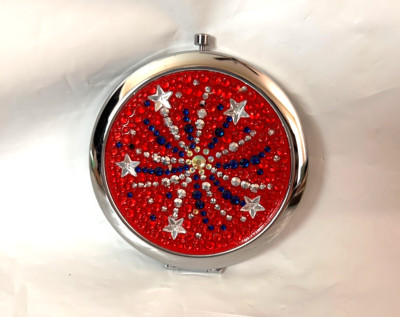 Patriotic Jeweled Compact Mirror | eBay