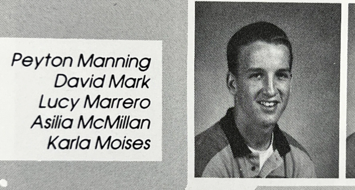 Peyton Manning High School Yearbook Peyton Manning High School Yearbook