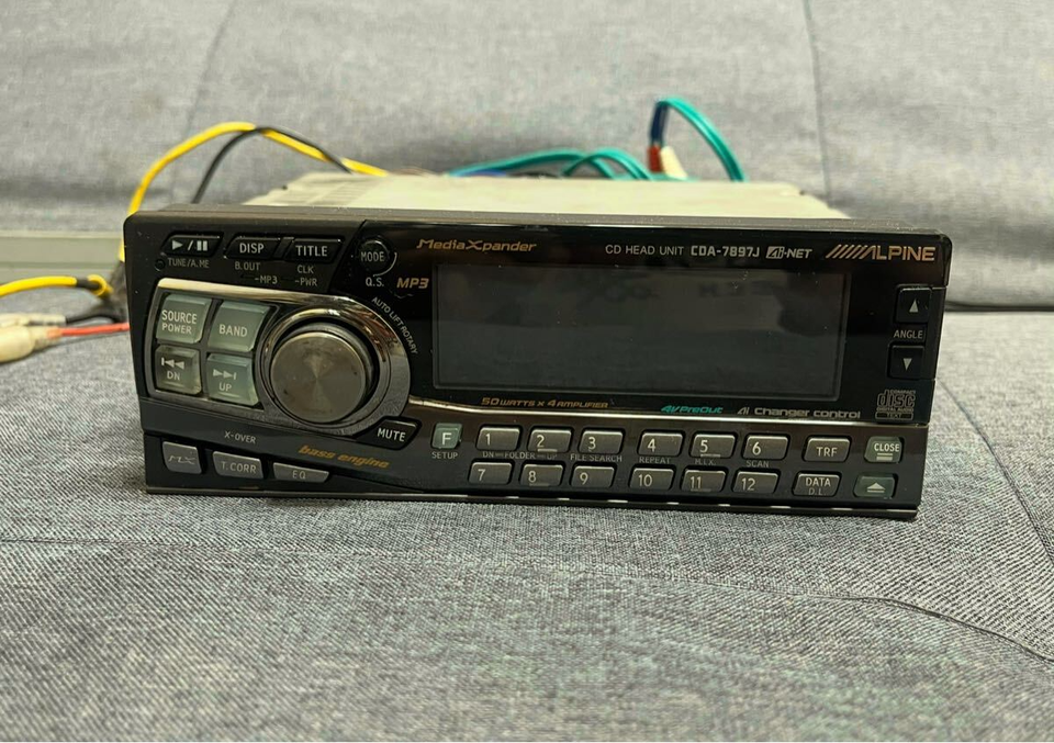 Rare Alpine CDA-7897J 1DIN Phantom Face CD Player Tested Working JP | eBay