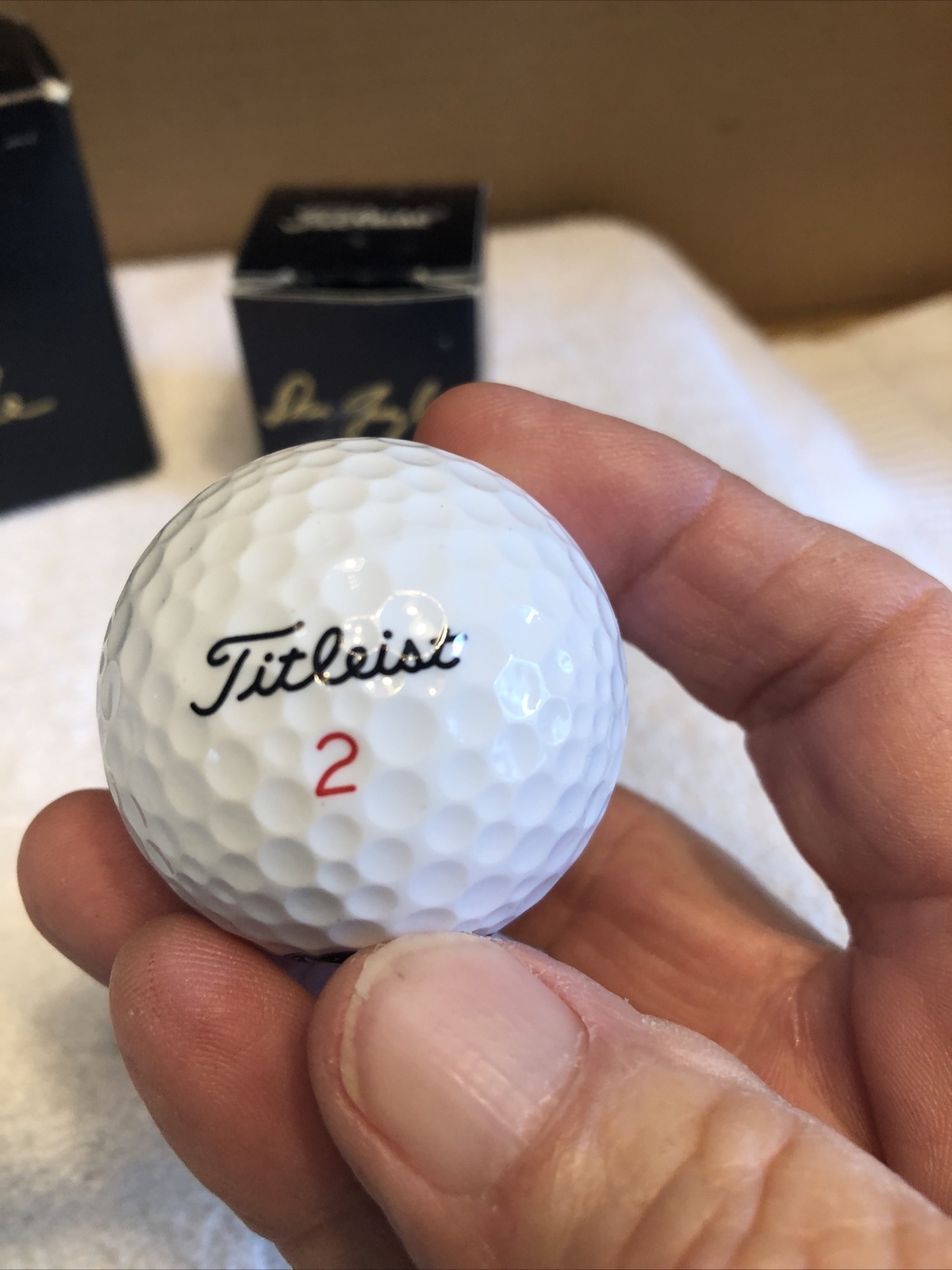 3 Single ball box/pack of Official Dan Quayle vice presidential golf ...