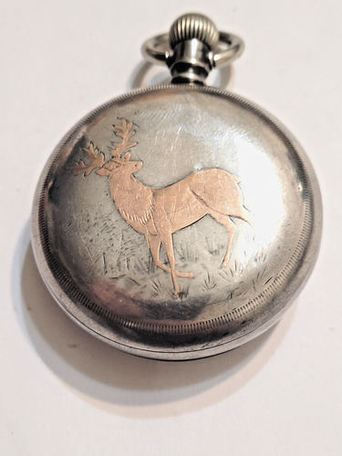 VINTAGE 1900 SIZE 18s HAMILTON 21 JEWELS COIN RAILROAD POCKET WATCH ...