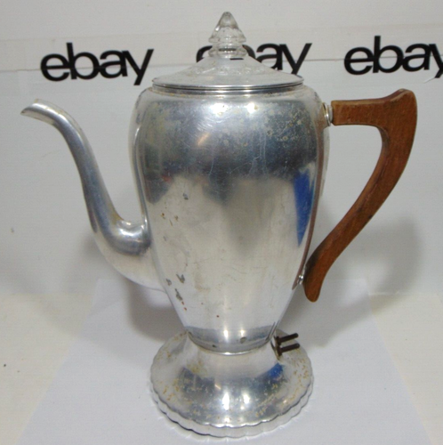 Vintage 9122 Mirro matic 8 Cup Coffee Pot Percolator Electric Complete ...