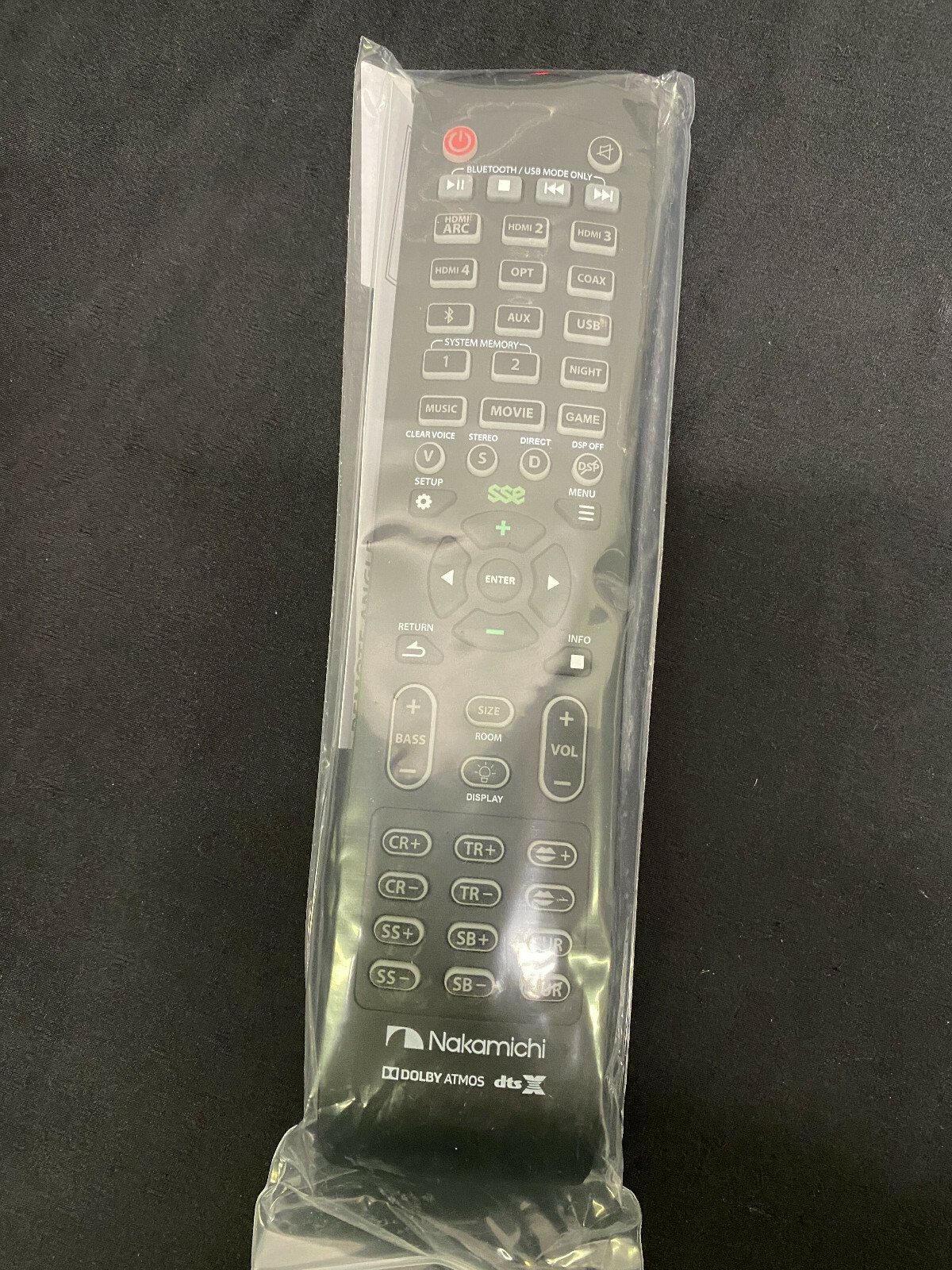 Nakamichi Shockwafe DTSX or SSE soundbar remote control | eBay
