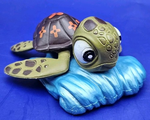 Disney Pixar Finding Nemo 2.5" Baby Turtle SQUIRT PVC Figure on Wave ...