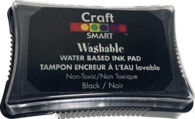 Craft Smart Washable Water Based Ink Pad, Black | eBay