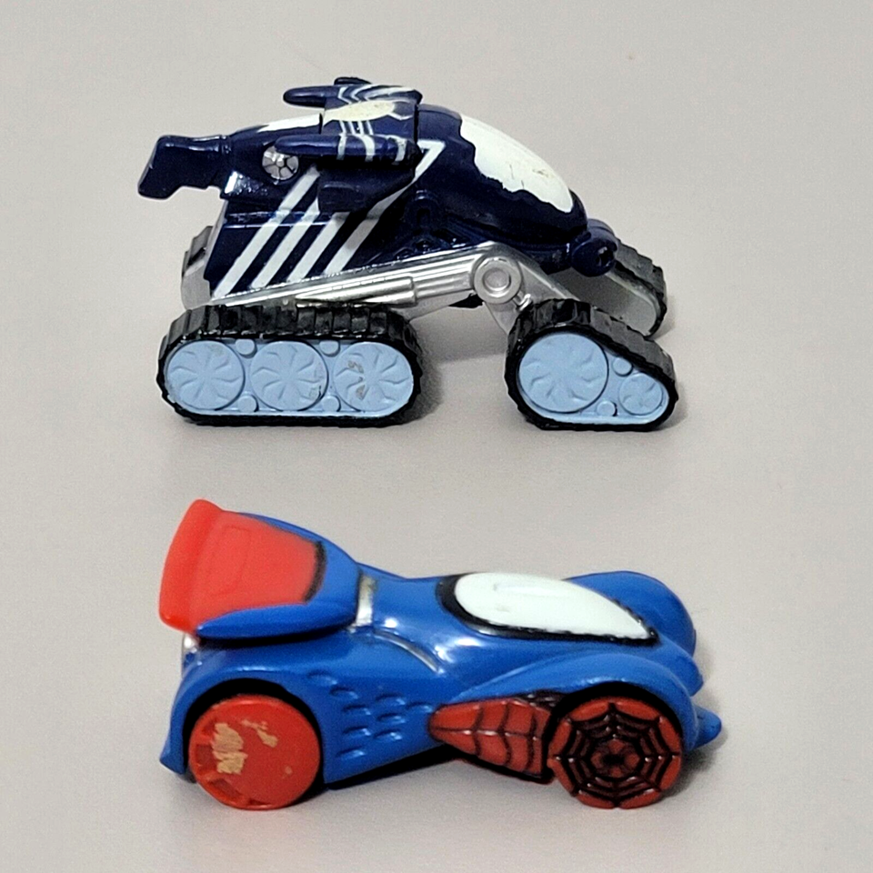 2 x VENOM Flying ATV and SPIDER-MAN Turbo Car 1993 Micro Machines ...