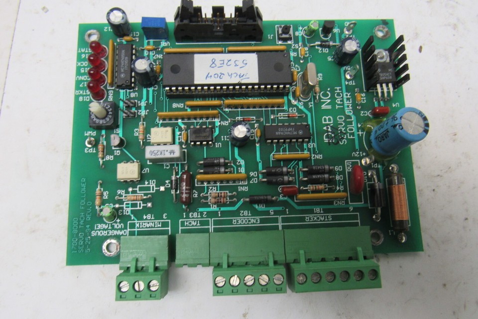 IDAB Inc. 1700-8000 1700-8050 Comtec Servo Tach Follower Circuit Board ...