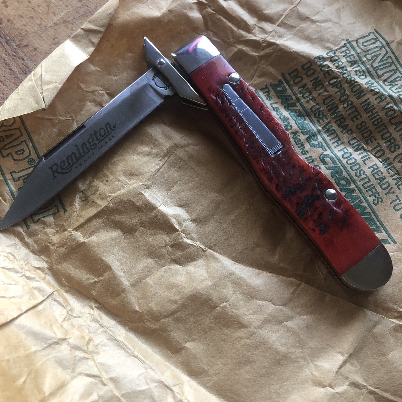 Remington USA Renegade R-1373 UMC Bullet Swing Guard Lockback Knife ...