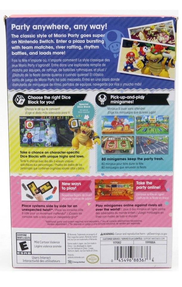 Super Mario Party Joy-Con Bundle - Nintendo Switch In Original Package ...