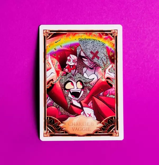 Hazbin Hotel Trading Cards Charlie & Vaggie Promo Card - IN Hazbin Hotel Trading Cards Charlie & Vaggie Promo Card - IN
