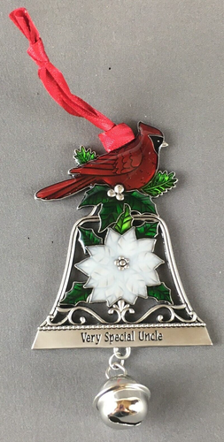Ganz Winter Bouquet "Very Special Uncle" Hanging Metal Xmas Ornament ...