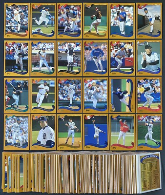2002 Topps - Baseball Cards - #480-718 - Complete Your Set - You U Pick ...